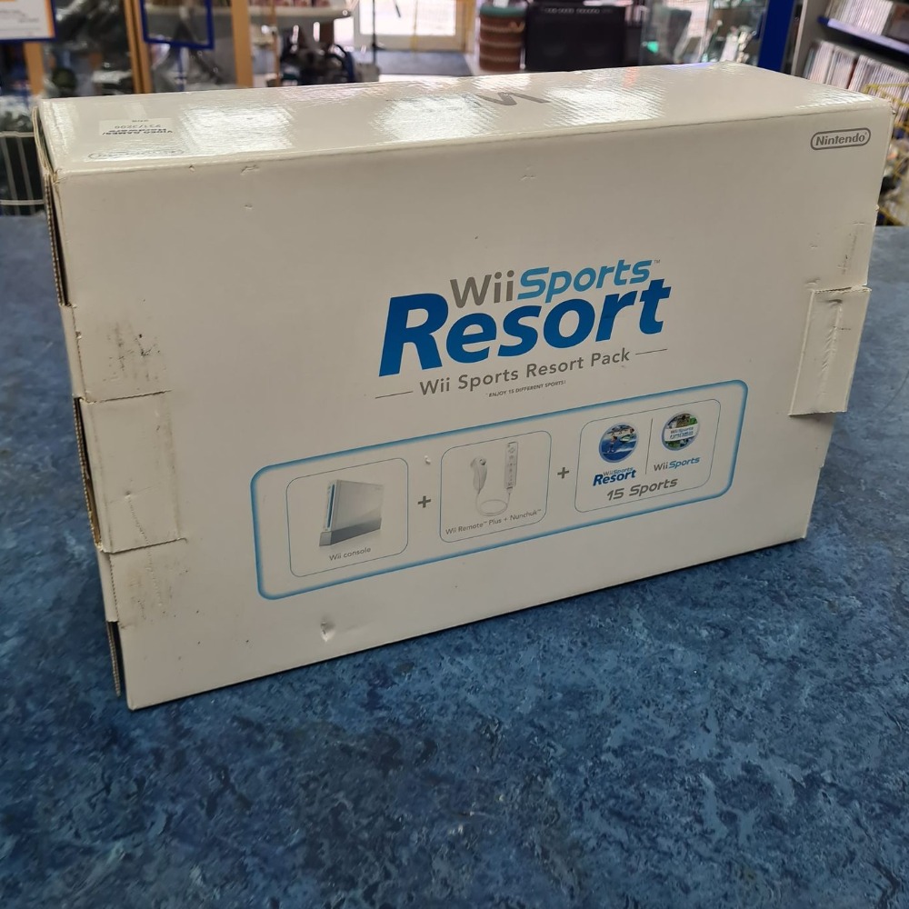 Nintendo wii console (white). Nintendo Wii Boxed Sports Resort Pack ...